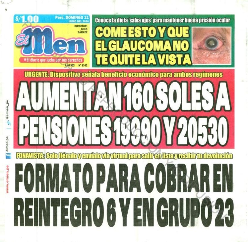 PORTADAS DE PRINCIPALES DIARIOS NACIONALES Y REGIONALES – DOMINGO 21 DE ...